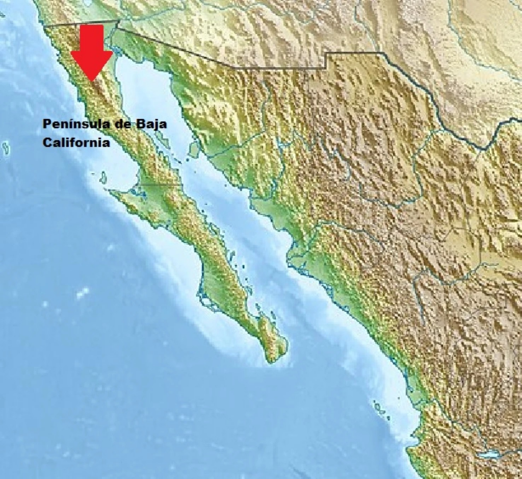 The Baja California Peninsula is moving further away from Mexico: When ...